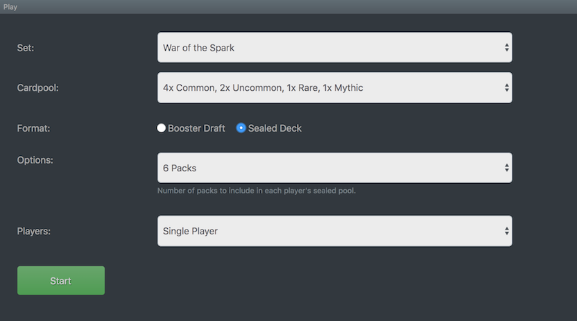 Draftpod: MTG Draft and Sealed Simulator